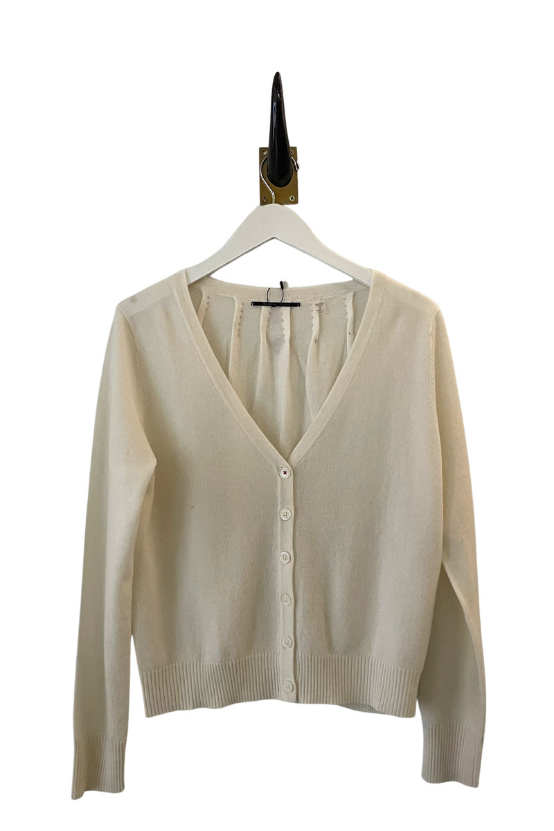Women's Cropped Creme Cardigan by Brazeau Tricot – PATRICIA