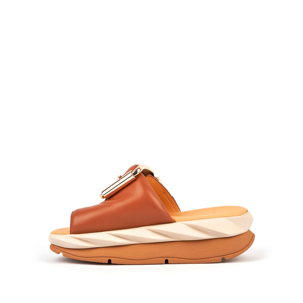 4CCCCEES Mellow Glow Sandal Brown | PATRICIA
