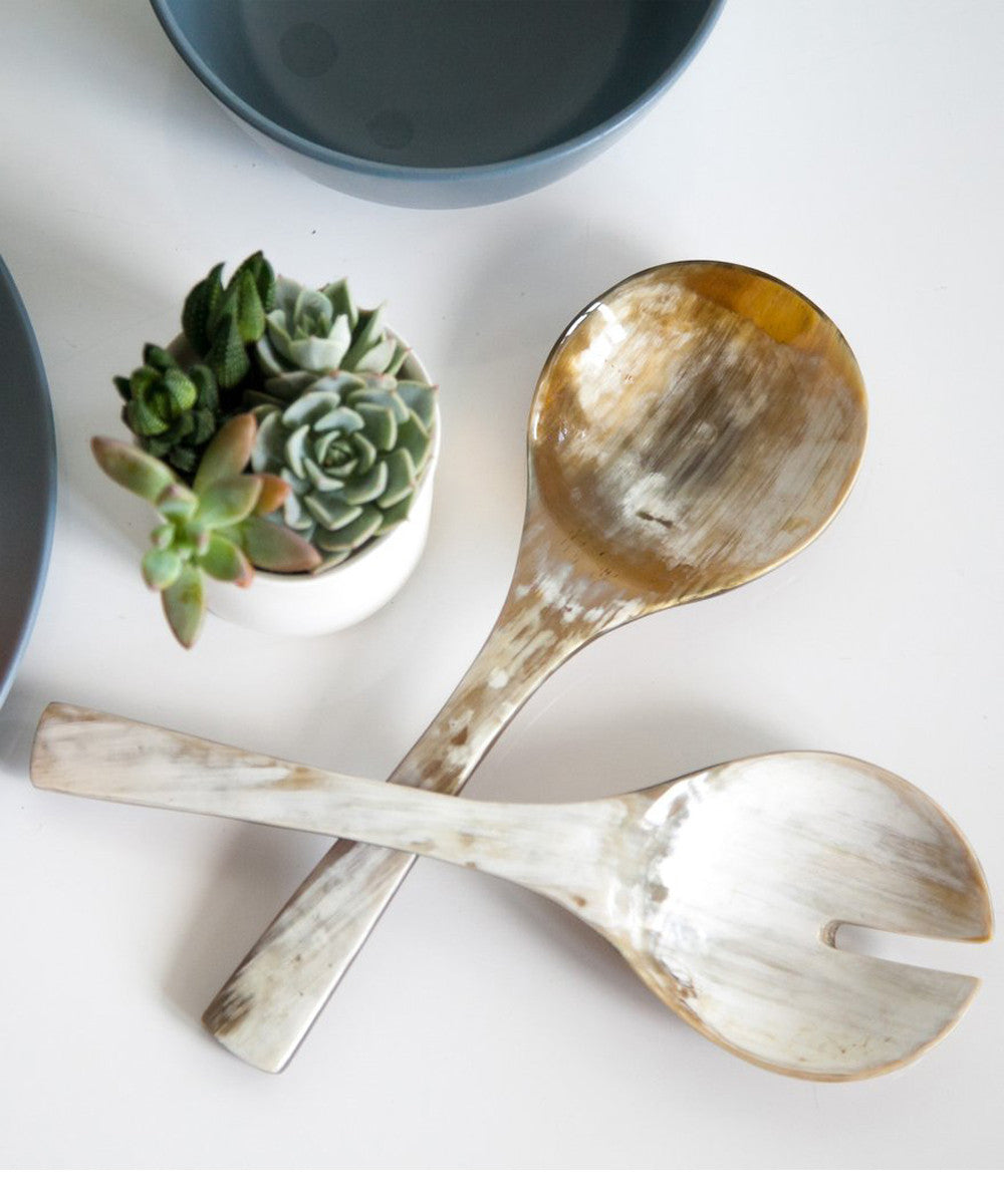 Ankole Serving Spoon Set Dark by Rose and Fitzgerald – PATRICIA