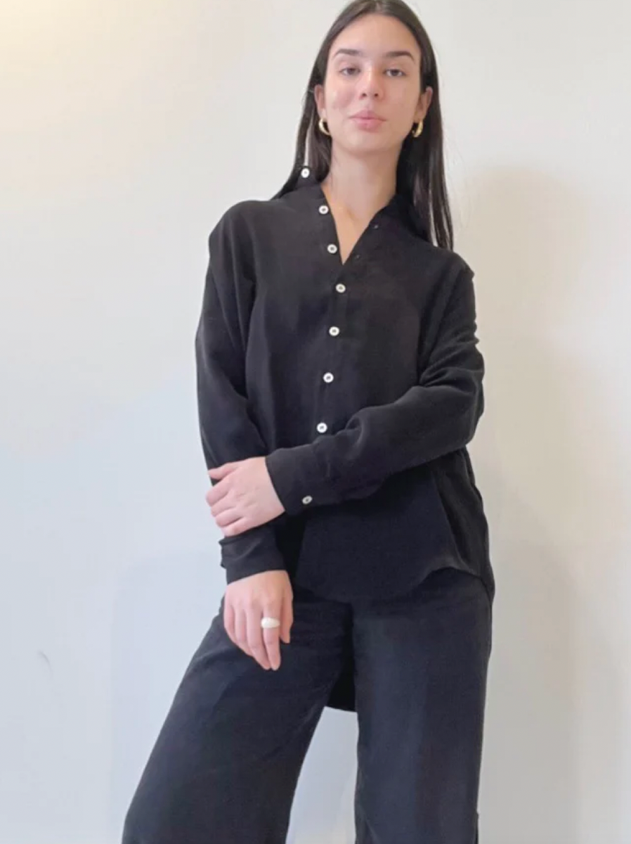 The Closet Hero Blouse in Black by Natalie Busby – PATRICIA